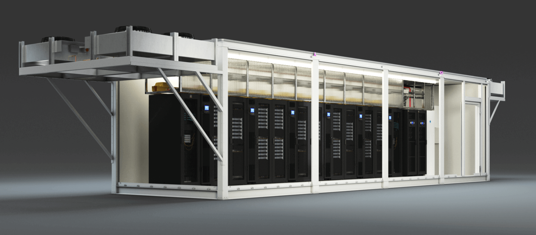 Prefabricated modular data center assembly